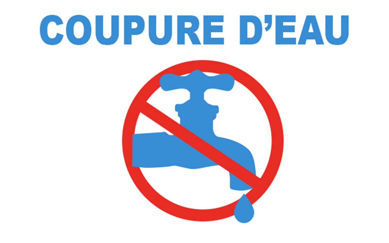 Coupure d'eau 💦 - Bully-les-Mines